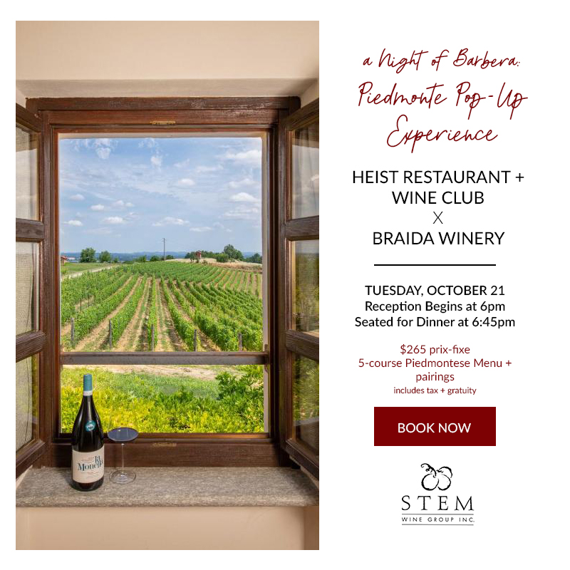 Menu | HEIST™ RESTAURANT + WINE CLUB